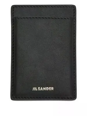 JIL SANDER Logo-print Card Holder - Black
