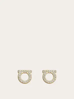 FERRAGAMO Gancini Stud Earrings - Gold