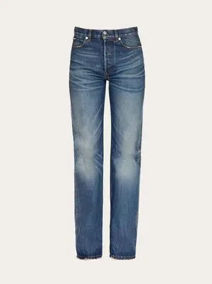 Ferragamo Logo Jeans For Women