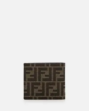 Fendi Bi-fold Jacquard Wallet