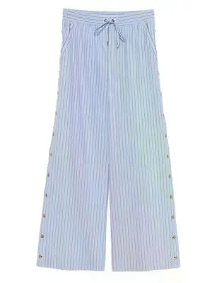 Zimmermann Striped Trousers - Blue