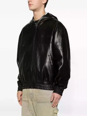Amiri Leather Zip Jacket