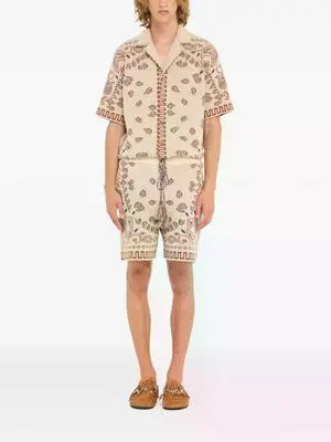 Alanui Cotton Bermuda Shorts - Neutrals
