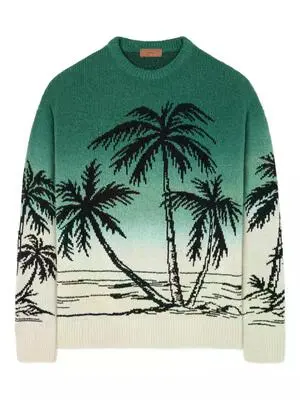 Alanui Wave Bloom Sweater