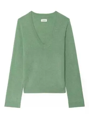 Zadig&Voltaire V-neck Sweater With Patch Details
