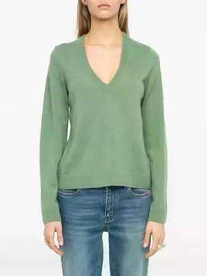Zadig&Voltaire V-neck Sweater With Patch Details