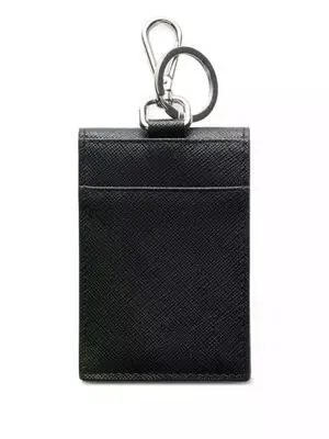 Prada Triangle-logo Leather Card Holder