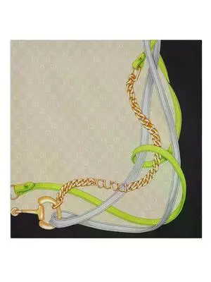 Gucci Gg-print Chain Scarf