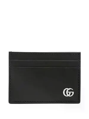 Gucci Marmont Leather Money-clip Cardholder - Black