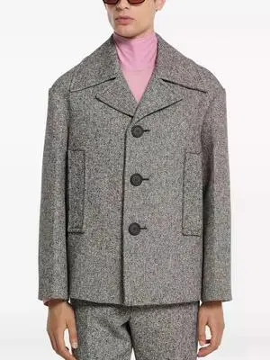 Gucci Textured Caban Coat
