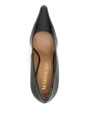MARINE SERRE Ms Kiss Point-toe Pumps