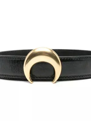 MARINE SERRE Crescent-moon Buckle Belt