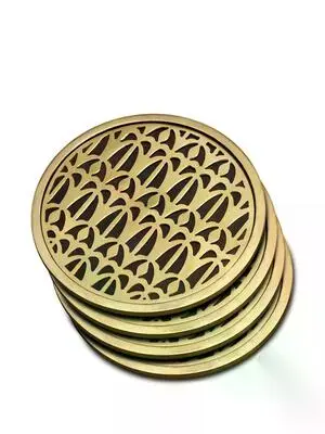 L'Objet Fortuny Venise Coasters - Gold