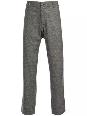 LECLAIREUR Melange Knit Straight Leg Trousers