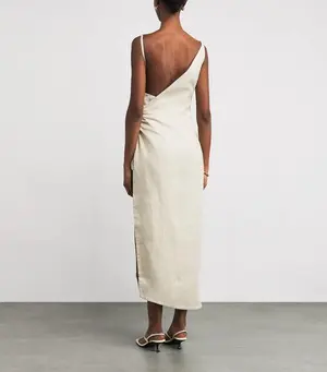 SIR. Raquel Linen Midi Dress
