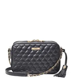 ASPINAL OF LONDON Leather Alice Camera Bag - Navy