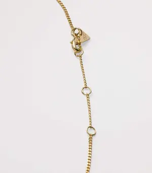 Prada Triangle Logo Pendant Necklace