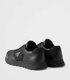 Prada Re-nylon And Leather Prax 2.0 Low-top Sneakers