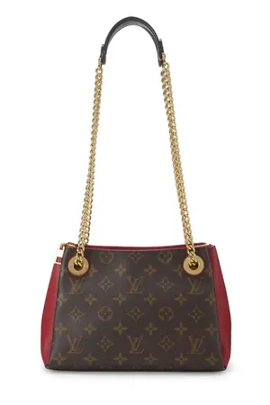 LOUIS VUITTON Surene Monogram Canvas Shoulder Bag - Red