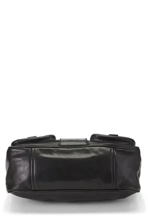 Prada Calfskin Double Pocket Shoulder Bag