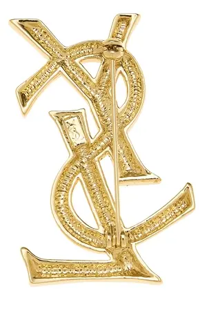 Saint Laurent Logo Pin