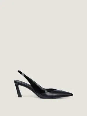 Givenchy Spiky Slingbacks In Leather
