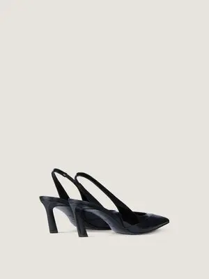 Givenchy Spiky Slingbacks In Leather