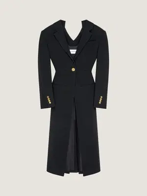Givenchy Slashed Wool Coat