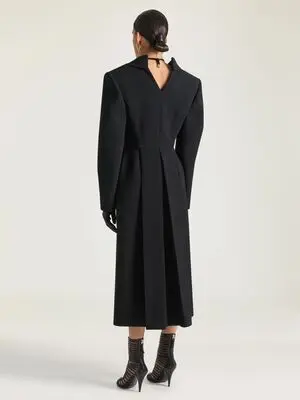 Givenchy Slashed Wool Coat