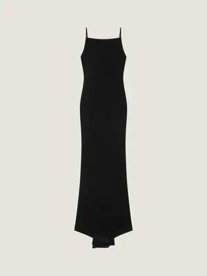 Givenchy Long Crepe Cady Dress