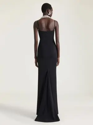 Givenchy Long Crepe Cady Dress