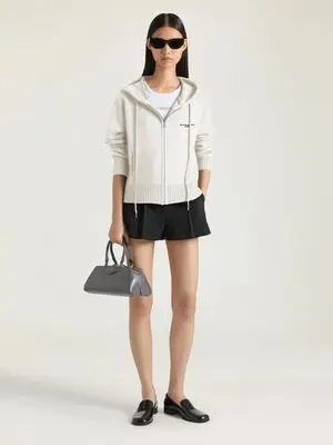 Givenchy Zipped Wool And Cashmere Hoodie