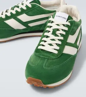 TOM FORD Mick Suede Sneakers - Green