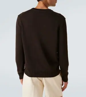 TOM FORD Cotton And Silk Sweater - Brown