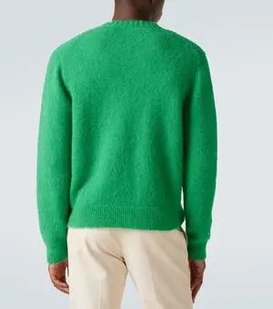 TOM FORD Alpaca-blend Crewneck Sweater - Green