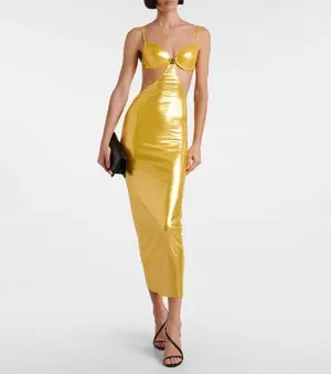 Roberto Cavalli Cutout Midi Dress