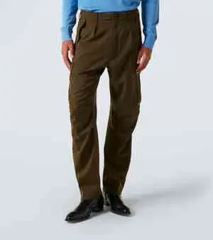 TOM FORD Wool, Cashmere, And Silk Cargo Trousers