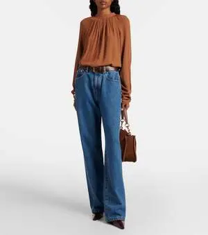 JOSEPH Garcia Draped Blouse