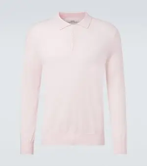 Arch4 Cashmere Polo Sweater - Pink