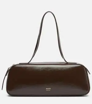 Khaite Simona Leather Shoulder Bag - Brown