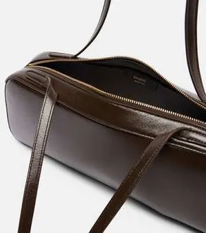 Khaite Simona Leather Shoulder Bag - Brown
