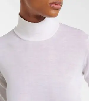 Max Mara Boa Virgin Wool Turtleneck Top