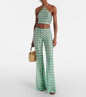 Missoni Halterneck Crop Top - Multicoloured