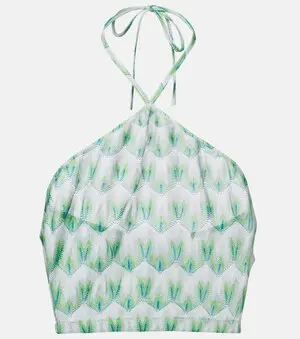 MISSONI Missoni Halterneck Crop Top