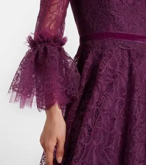 Costarellos Lace Gown