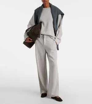Max Mara Laude Cashmere And Wool Sweatpants