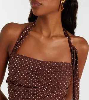 Posse Edie Polka-dot Minidress