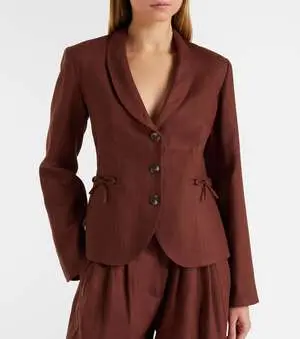 Posse Sabine Linen Blazer