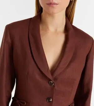 Posse Sabine Linen Blazer