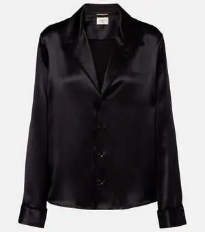 Saint Laurent Pointed Collar Tops